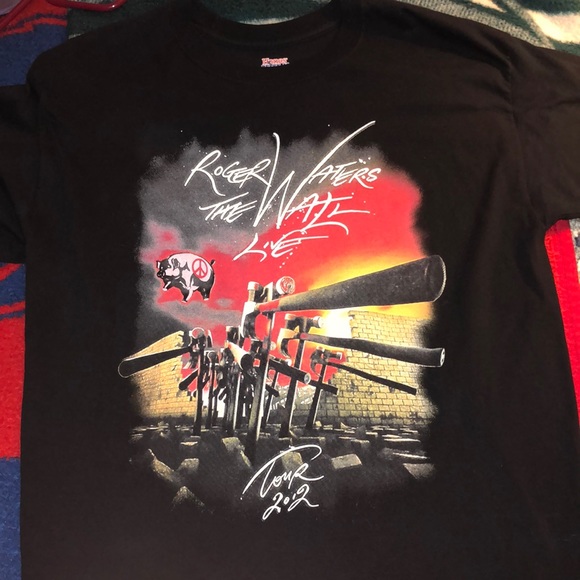Hanes | Shirts | Roger Waters The Wall Concert T | Poshmark